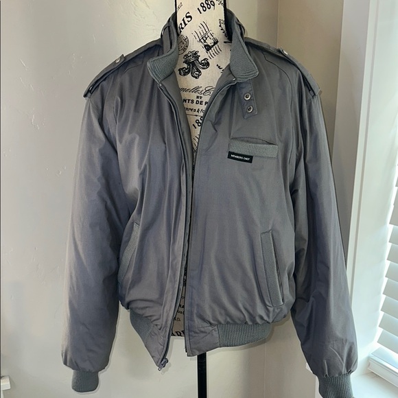 Members Only | Jackets & Coats | Members Only Gray Bomber Jacket Aso ...